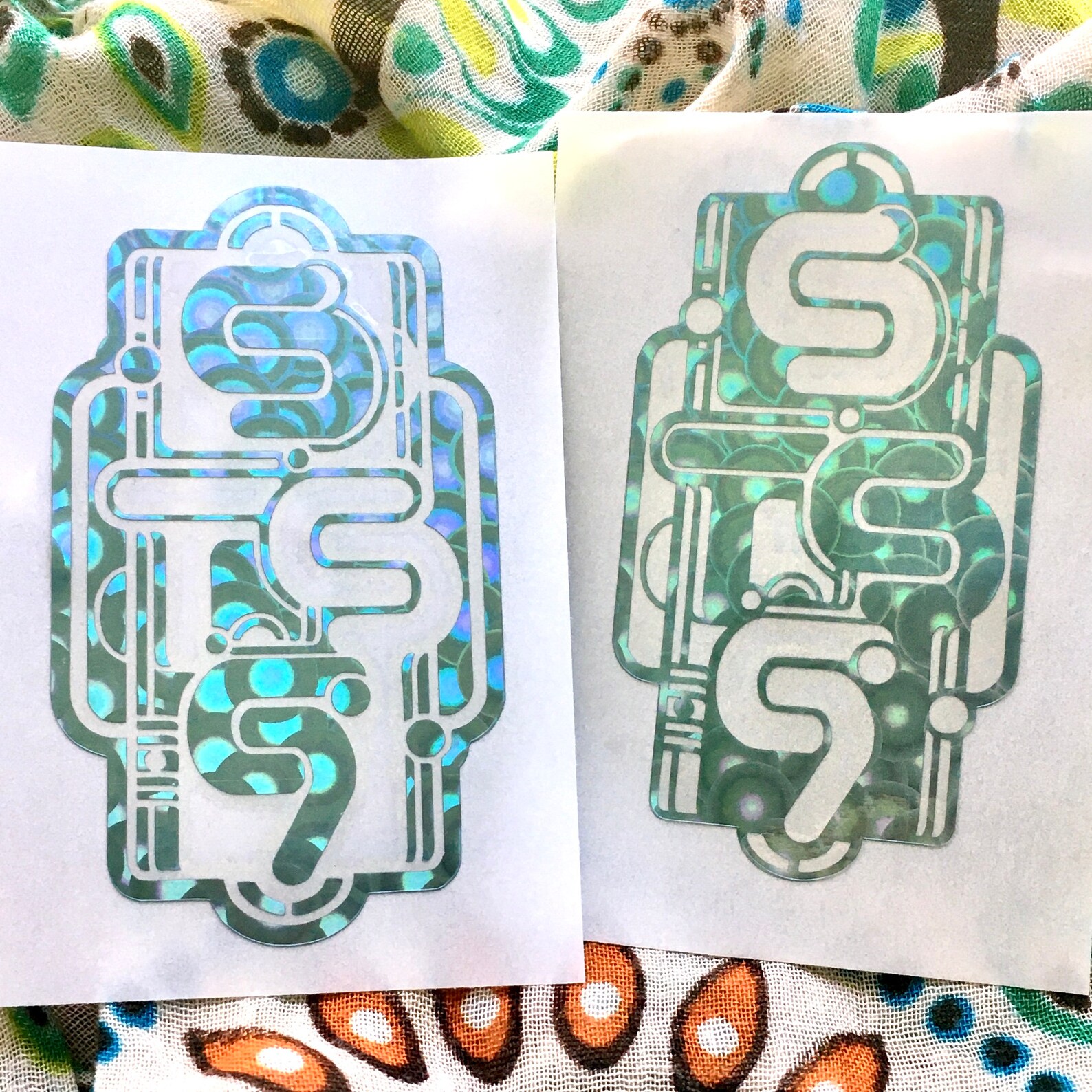 2 Sticker Set: Art Deco Explorata STS9 sticker Style Vinyl - Etsy