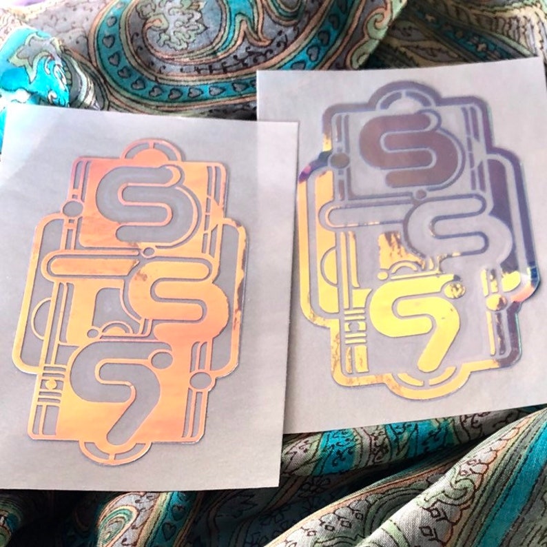 2 Sticker Set: Art Deco Explorata STS9 sticker Style Vinyl Decals, STS9 ...
