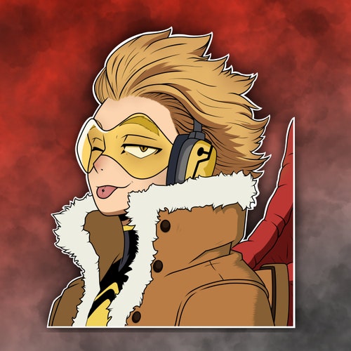 Bird Cute Chibi Head Stickers Hawks Keigo Takami Anime Matte - Etsy