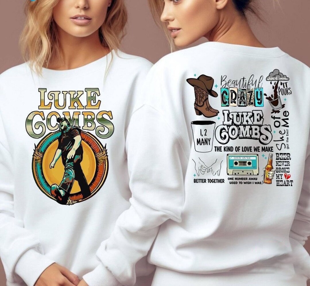 Luke Combs Growing up and Getting Old 2024 Tour Shirt, Country Music ...