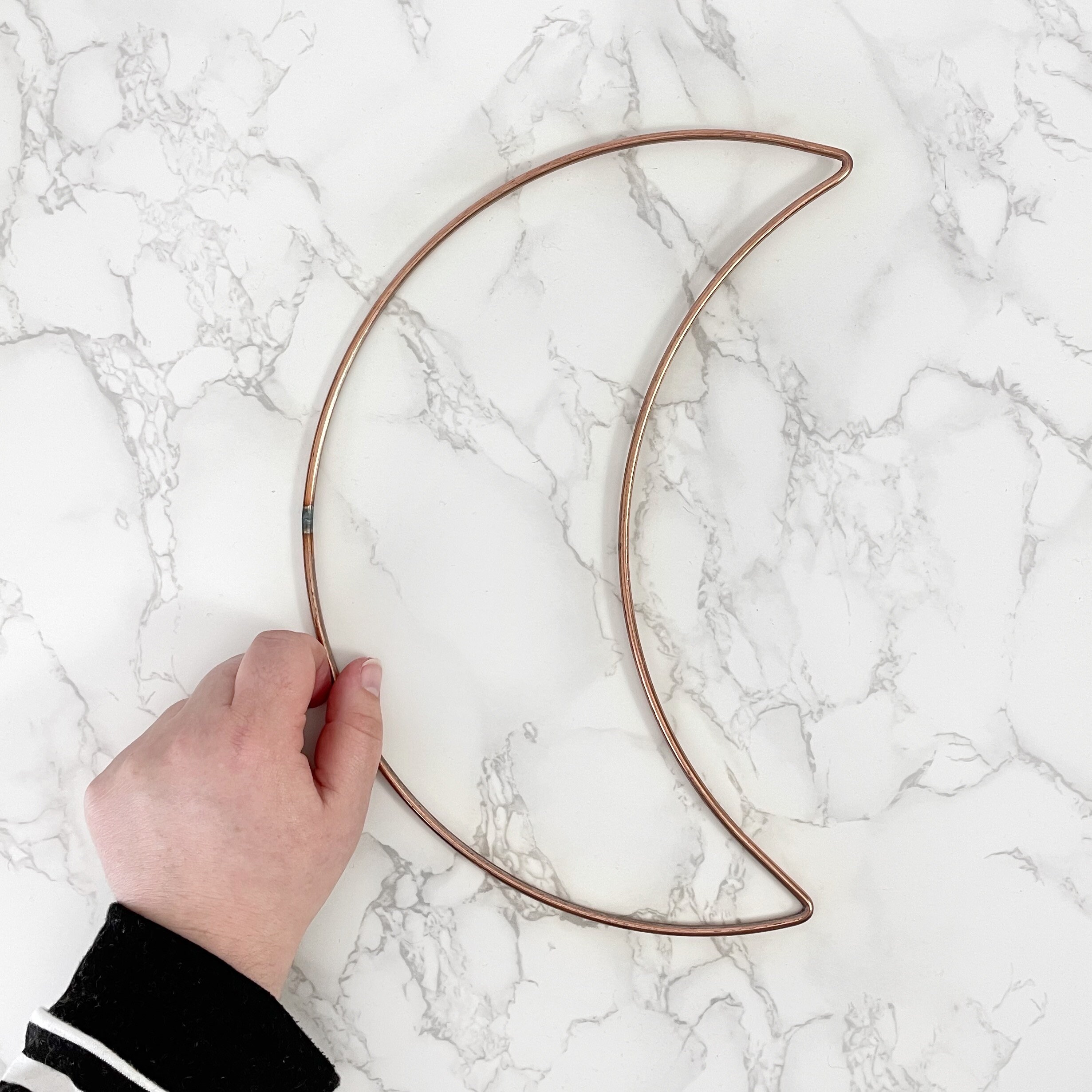 Strong Metal Moon Shape Frames - Macrame / Weaving /floristry - Craft ...
