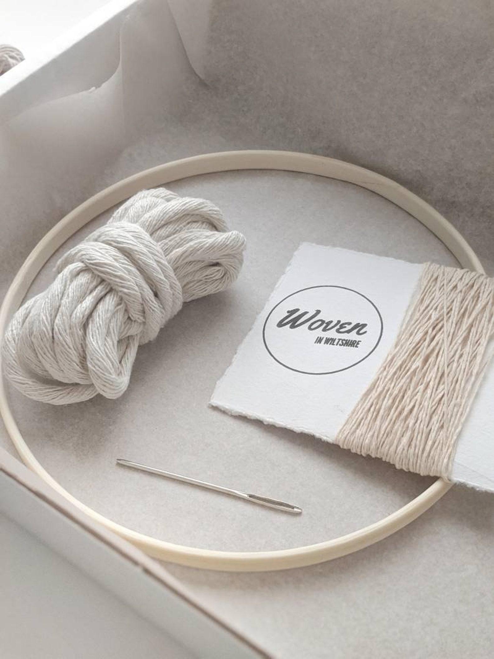 Round Weaving Hoop - Etsy