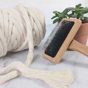 Macrame & Weaving Brush - Cotton String Brush - Etsy