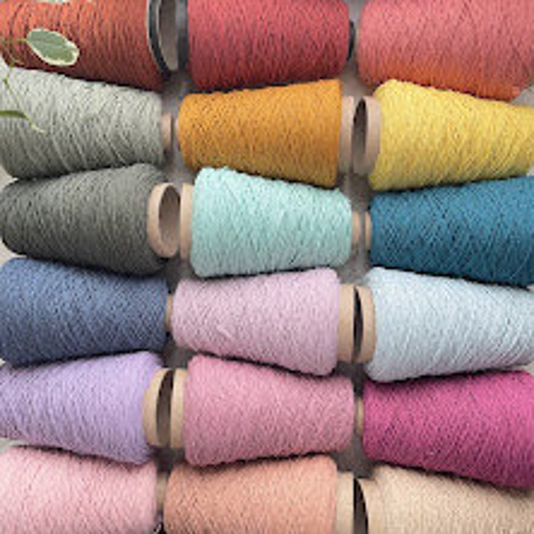 Cotton Warp String - 22 Colours - Yarn - Warp Thread - Weaving ...