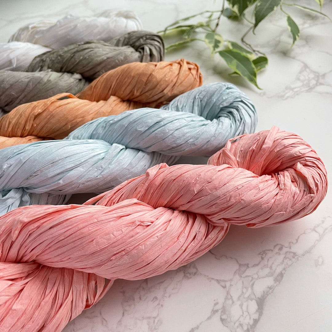 Paper Raffia Ribbon - Crafting / Weaving / Floristry / Knitting - Etsy
