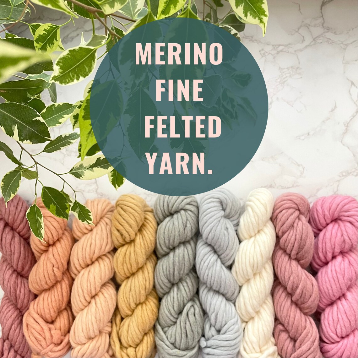 Merino Fine Finger Felted Yarn 100g Skein | Etsy