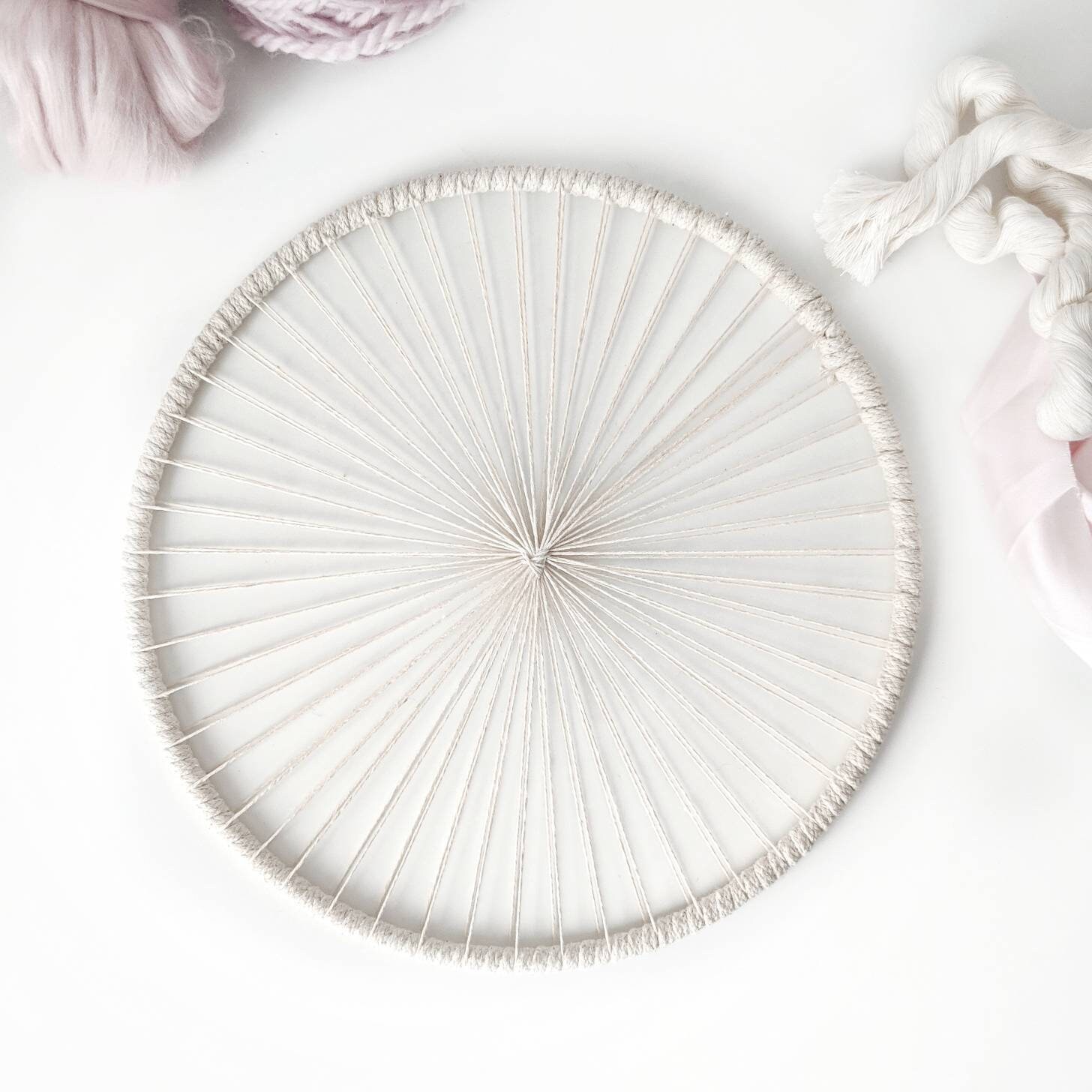 Round Weaving Hoop - Etsy
