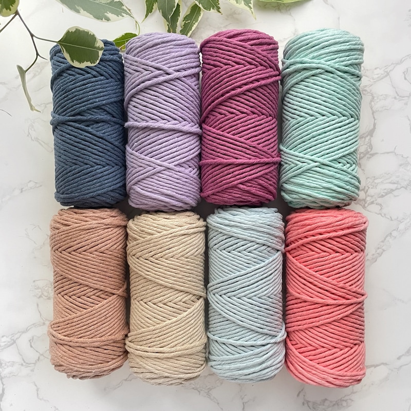 Macrame Cotton Cord - Etsy