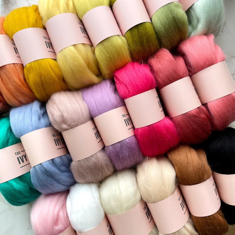 Merino Wool Roving Top Fibre Arts & Crafts - Etsy UK