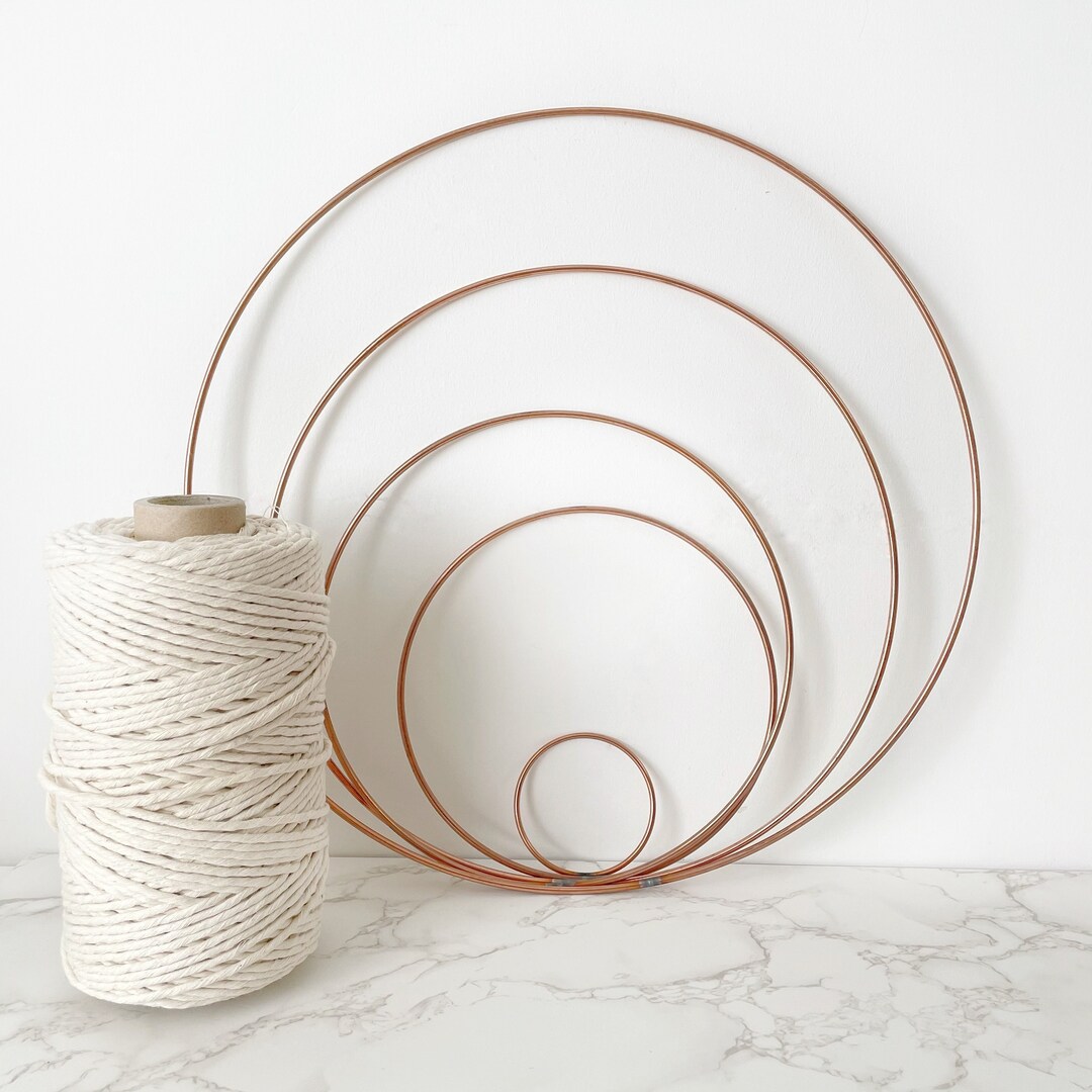 Metal Hoops Super Strong - Macramé / Weaving / Floristry - Craft Hoops ...