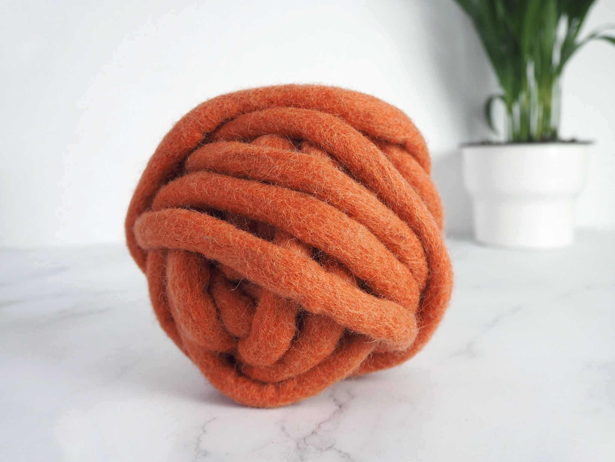 Felted Wool Yarn Rope 100g Chunky Weaving Fibre Arts - Etsy UK