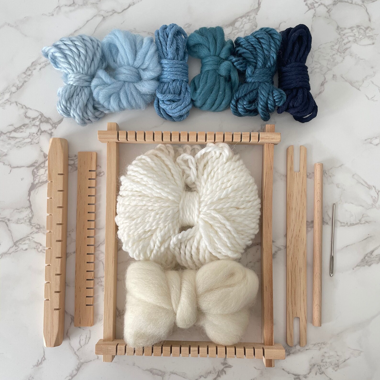 Weaving Loom Beginners Kit Woven Wall Hanging Tutorial - Etsy