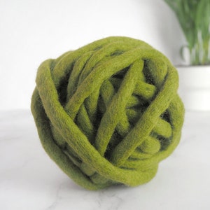 Felted Wool Yarn Rope - 100g - Chunky - Weaving - Fibre Arts Crafts ...