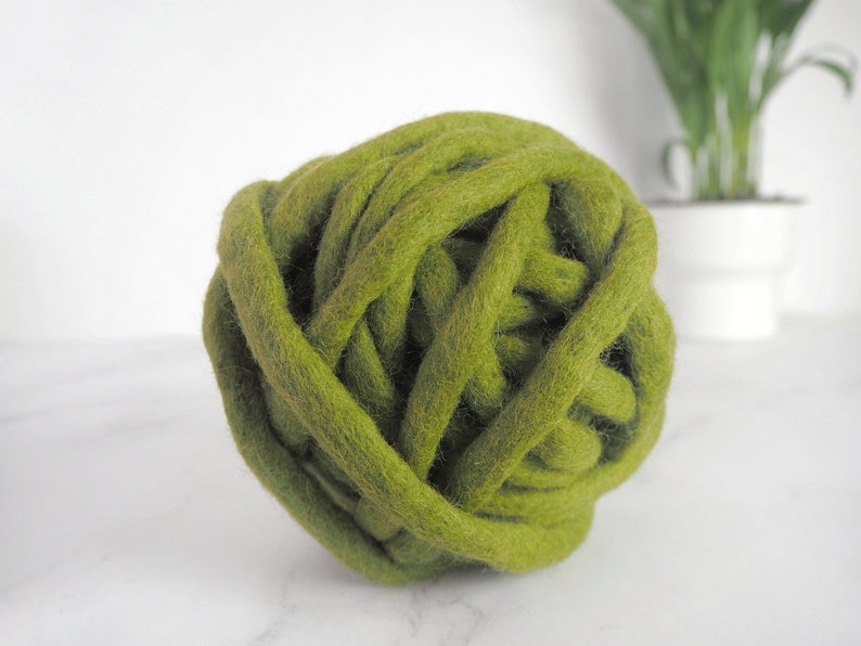 Felted Wool Yarn Rope 100g Chunky Weaving Fibre Arts - Etsy UK