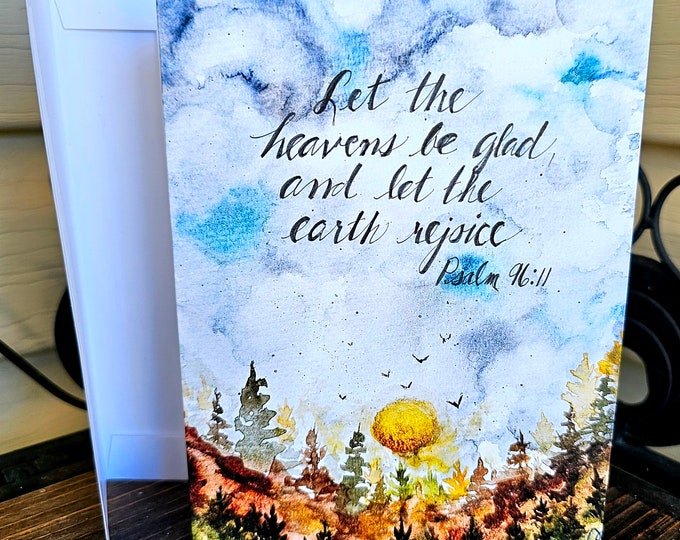 Original Watercolor Art Print Card Christian Encouragement Greeting ...