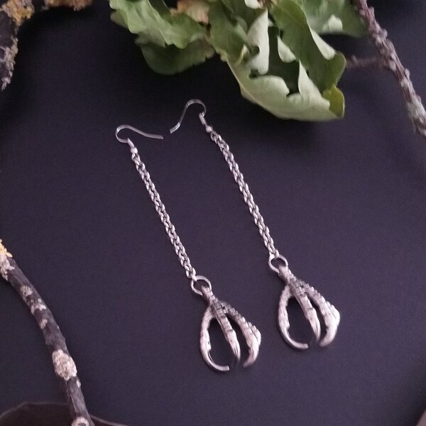 Raven Talon Earrings - Etsy