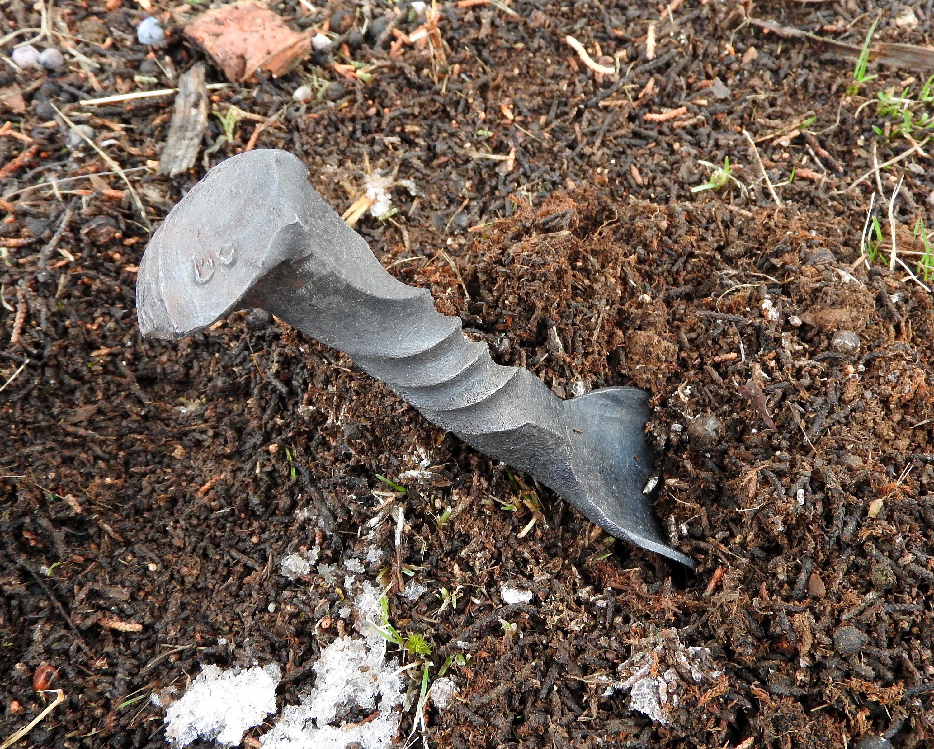 Hand Forged Metal Garden Tool Set Unique Trowel and Rake Gift | Etsy