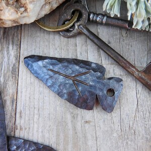 Hand Forged Viking Norse Protection Rune Metal Arrowhead - Etsy