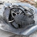Hand Forged Iron Leaf Keychain, Gift for Nature Lover, Gift for Him ...