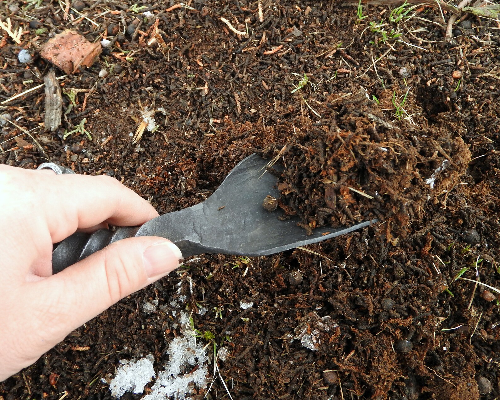 Hand Forged Metal Garden Tool Set Unique Trowel and Rake Gift - Etsy
