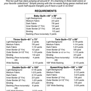 Jumping Stars Quilt Pattern Designed by Kris Holderness by Black Cat ...