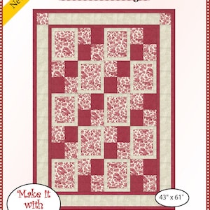 Park Place # FC092128-01 by Fabric Cafe 3 Yard Quilt Pattern PAPER ...