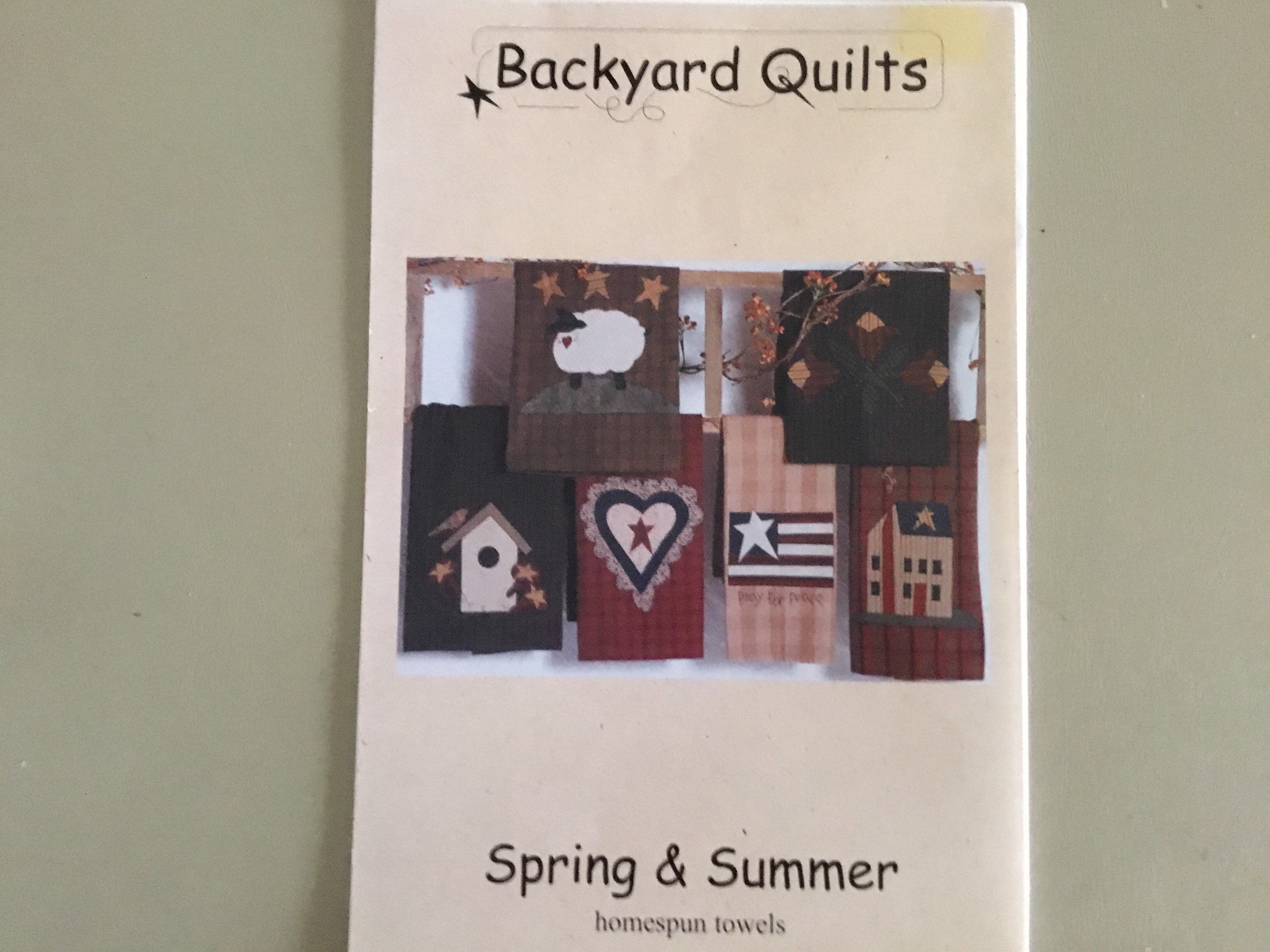 Spring and Summer Homespun Towels Pattern by Lisa Bongean | Etsy