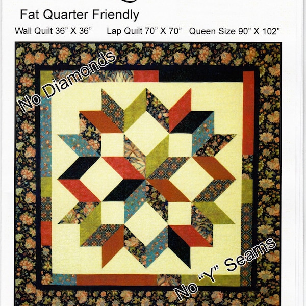 Bali Star Quilt Pattern - Etsy