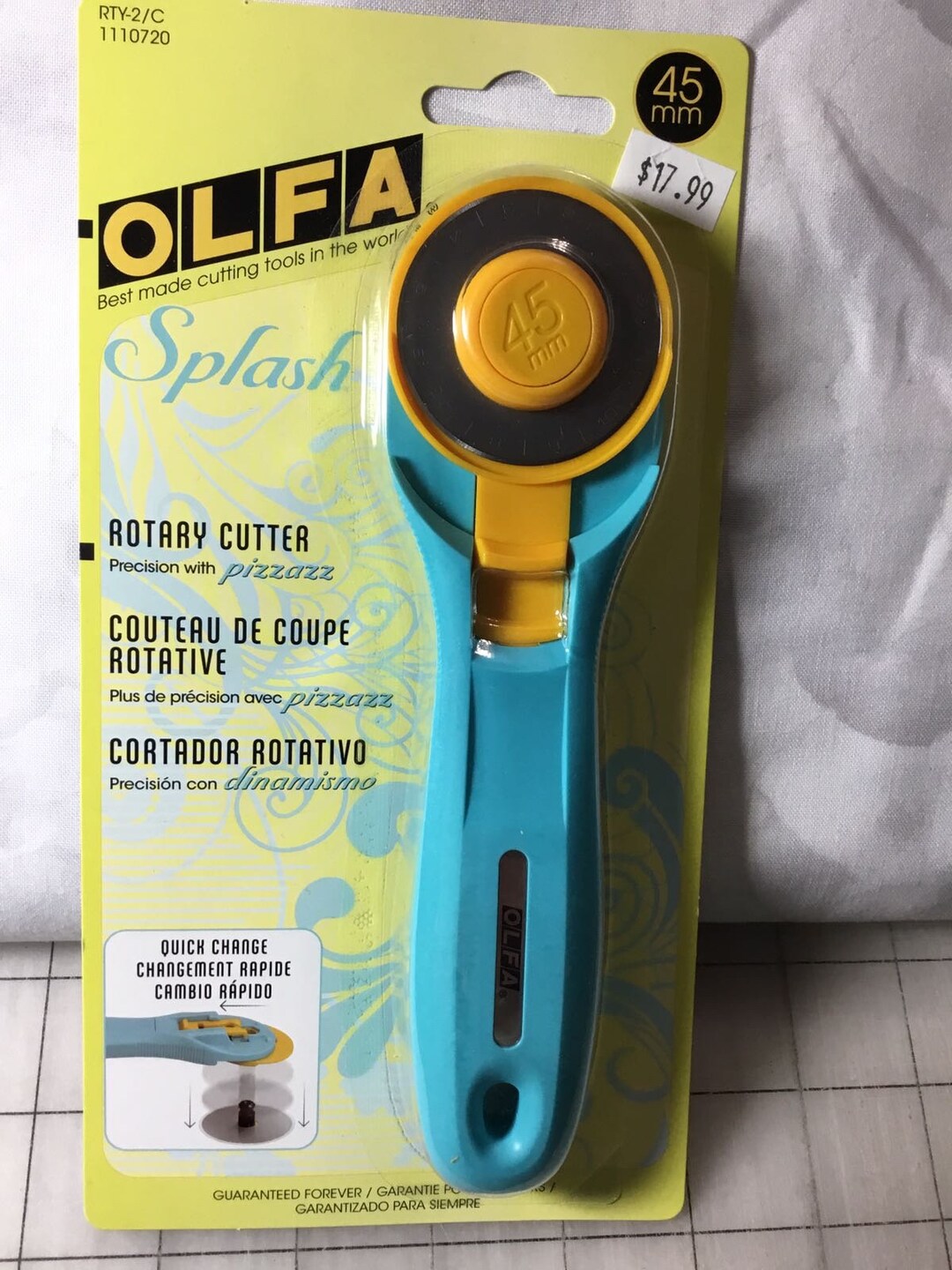 Olfa Splash 45mm Rotary Cutter - Etsy