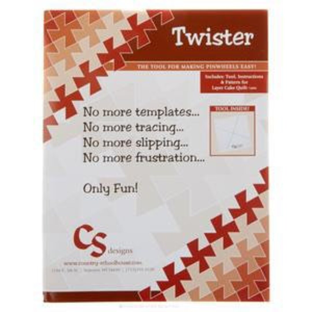 Twister Pattern and Tool by CS Designs - PAPER PATTERN - Etsy