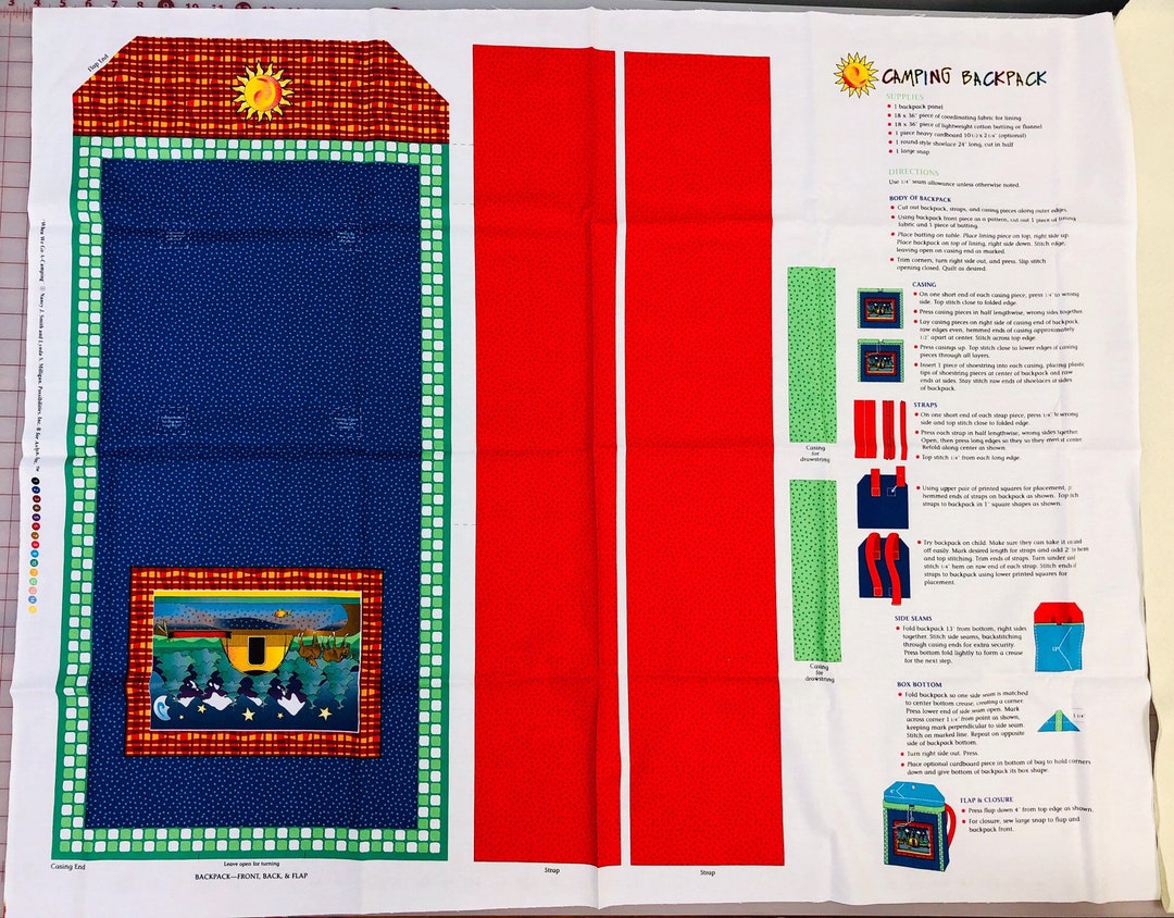 Backpack Panel Kit - Etsy