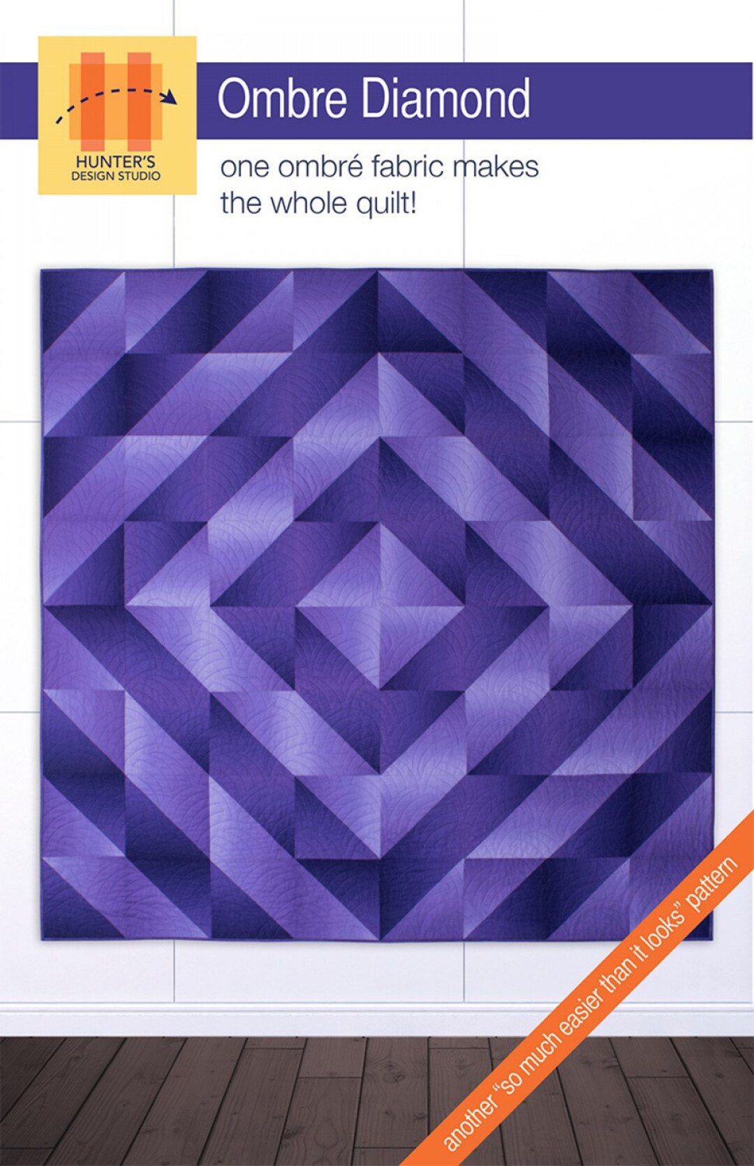 Ombre Diamond Quilt Pattern by Hunters Design Studio - PAPER PATTERN - Etsy