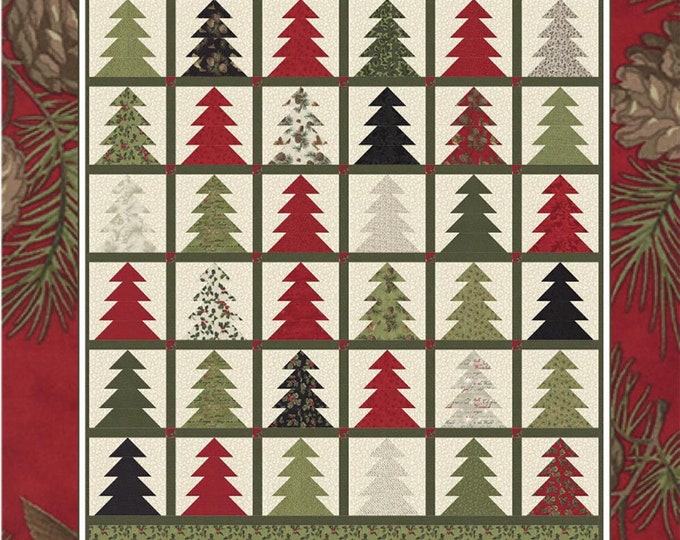 Tree Farm Quilt Pattern by Coach House Designs PAPER PATTERN | Etsy