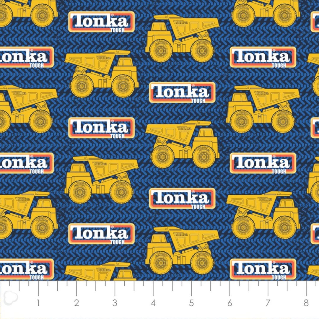 95060203-02 Tonka Dumptruck and Logo Blue Camelot Tonka Retro Tough ...