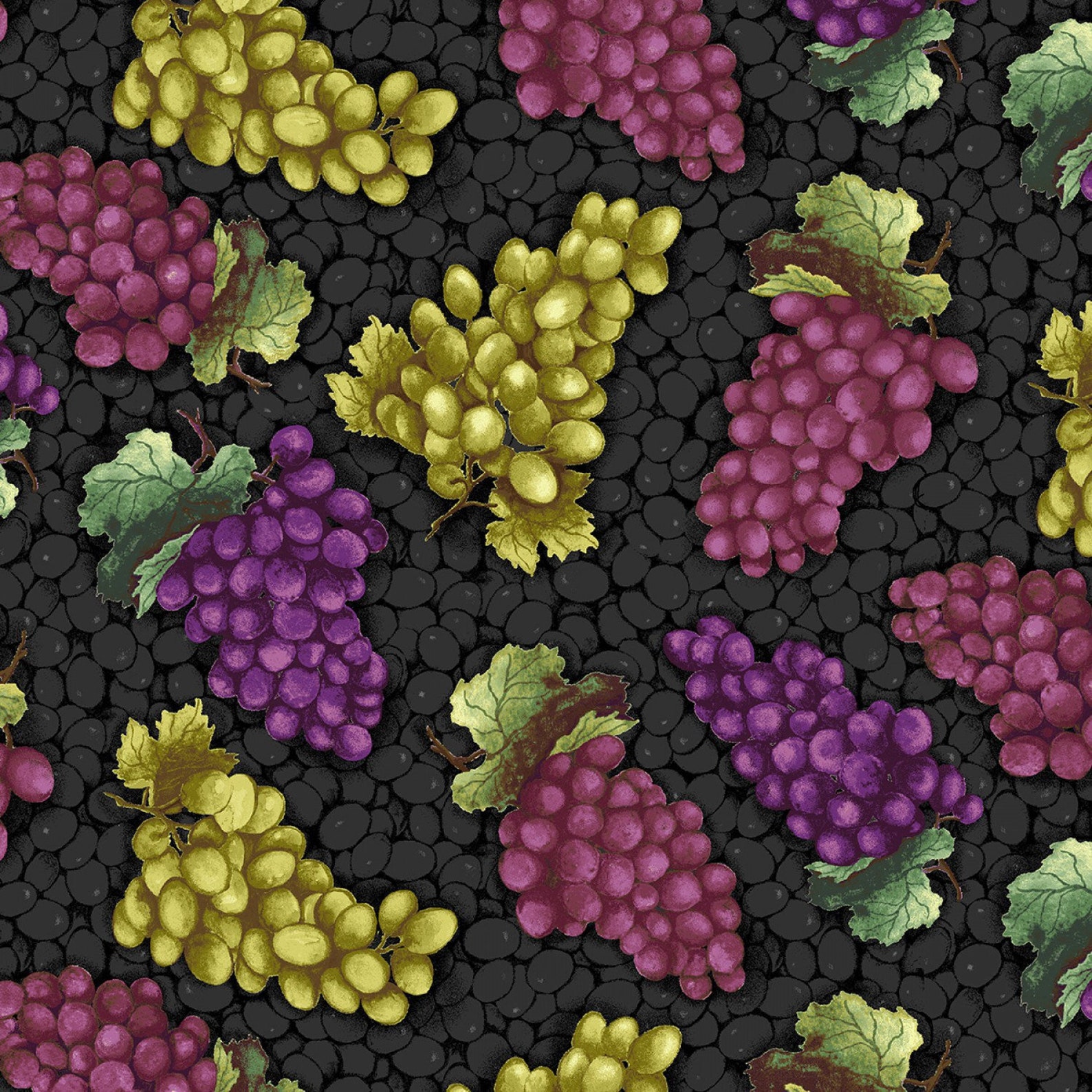 Precut Fabrics Wine Night Grapes Cotton Fabric by Henry - Etsy
