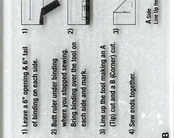 Binding Tool Template Ruler - Etsy
