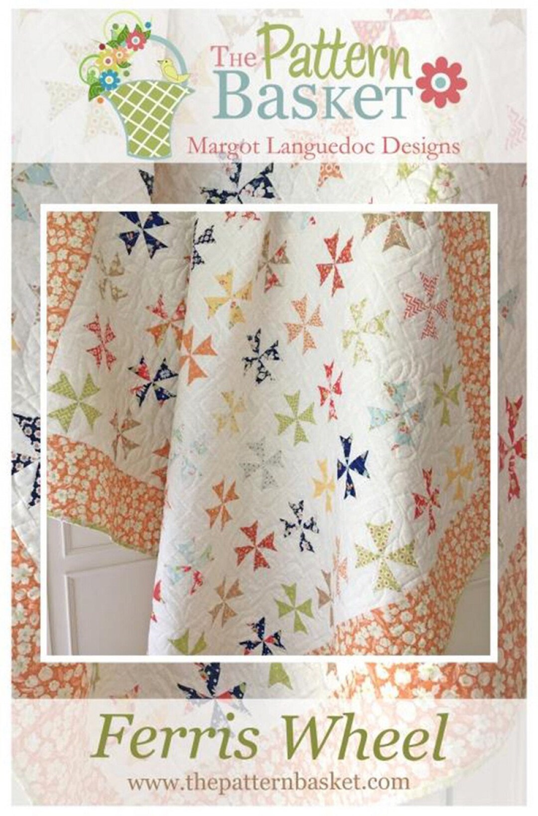 Ferris Wheel Quilt Pattern From Pattern Basket - PAPER PATTERN - Etsy