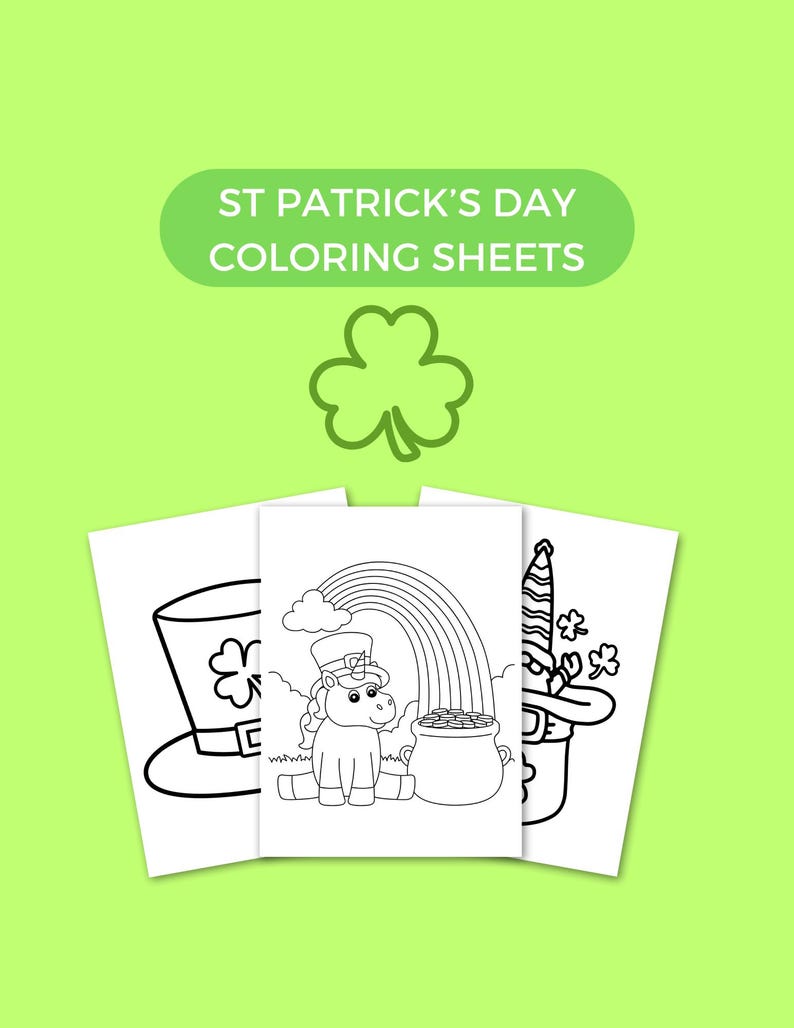 St. Patrick’s Day Coloring Pages for Kids | Fun & Printable St. Patrick ...