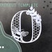 Letter O Papercut Template- Bee Honeycomb Flowers | PDF, SVG & PNG - Etsy