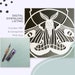 Lunar Moth - Papercutting Template for Personal Use Only | PDF, PNG ...
