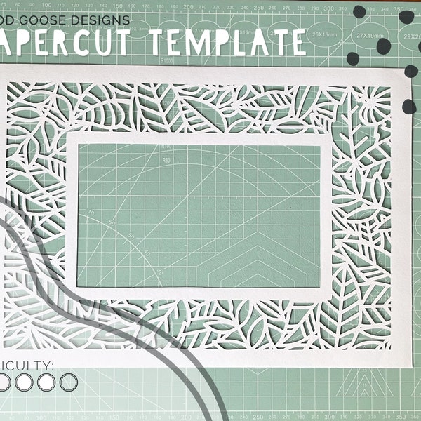 Framed Papercut - Etsy