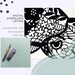 Floral Cuttlefish | Papercutting Template for Personal Use | PDF, PNG ...