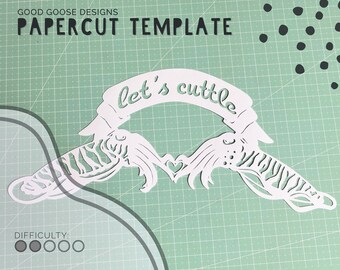 Feather Papercutting Template Papercut Pattern Digital - Etsy