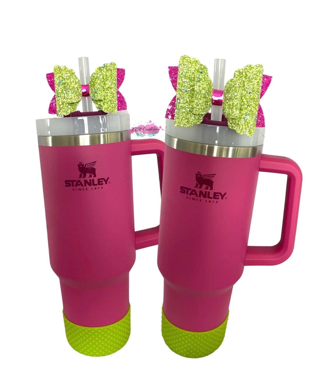Stanley Straw Topper Bow Straw Topper For Stanley Citron Mix Tumbler