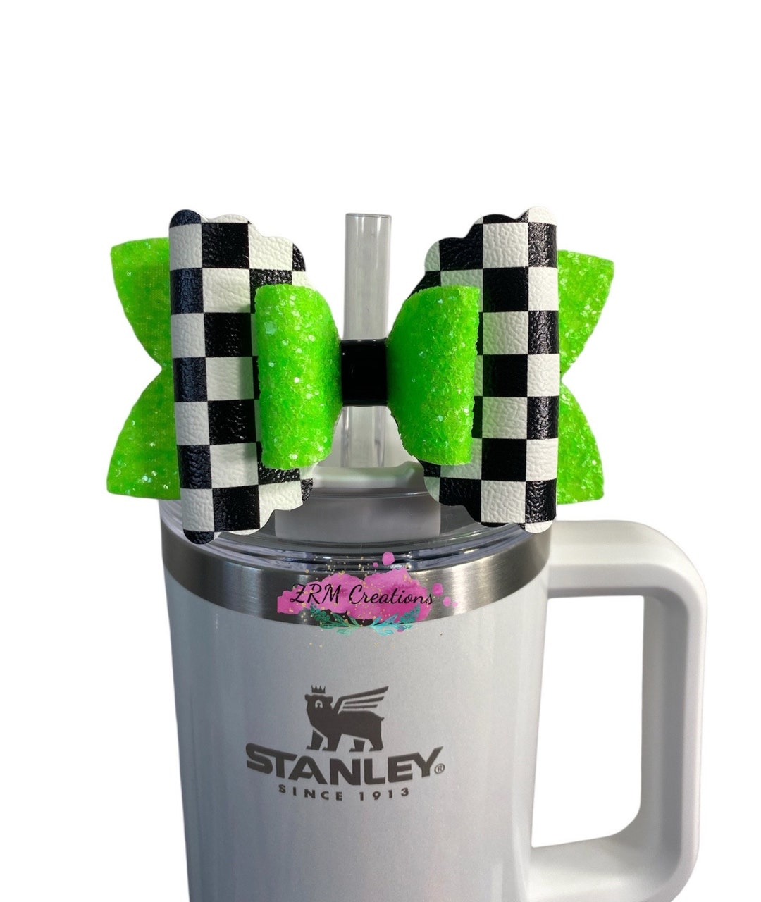 Neon Green Straw Topper, Stanley Neon Accessories, Starbucks Straw ...