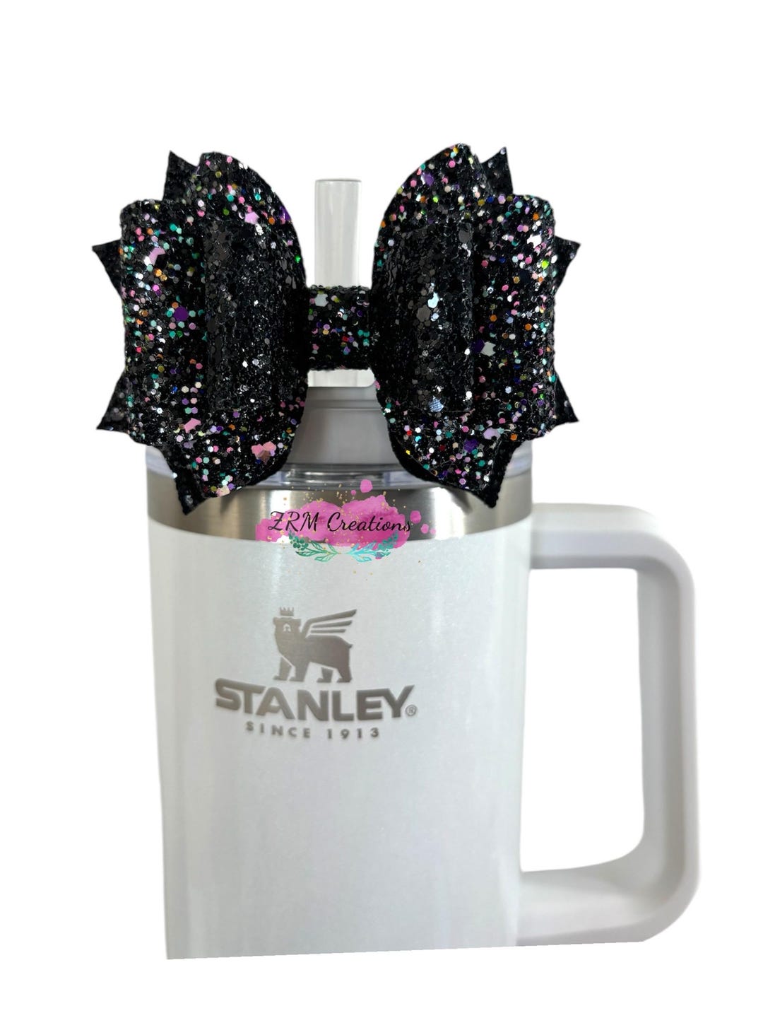 Stanley Midnight Glitz Straw Bow Topper, Stanley Cup Accessories ...