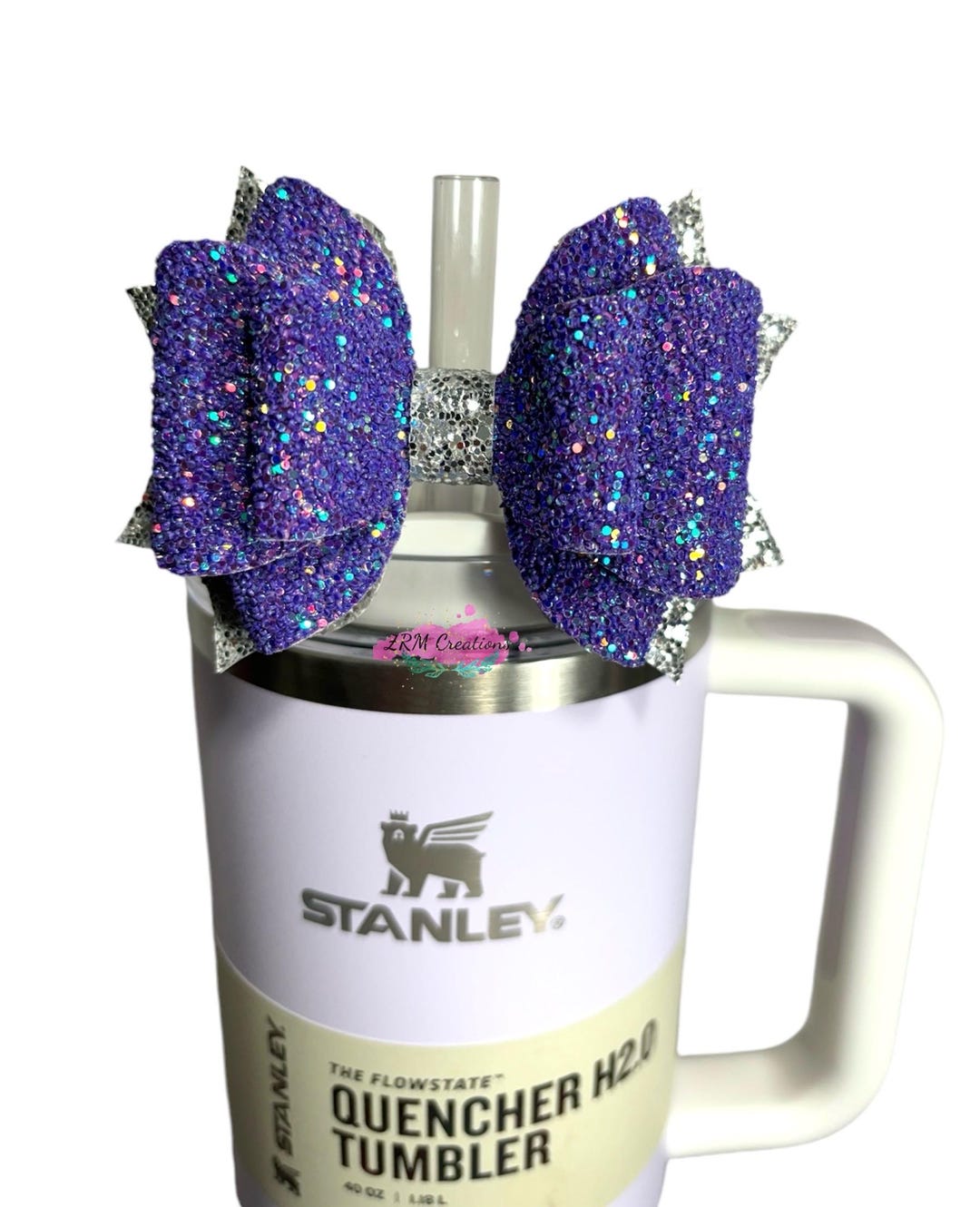 Stanley Dahlia Shimmer Olivia Rodrigo Straw Bow Topper, Stanley Tumbler ...