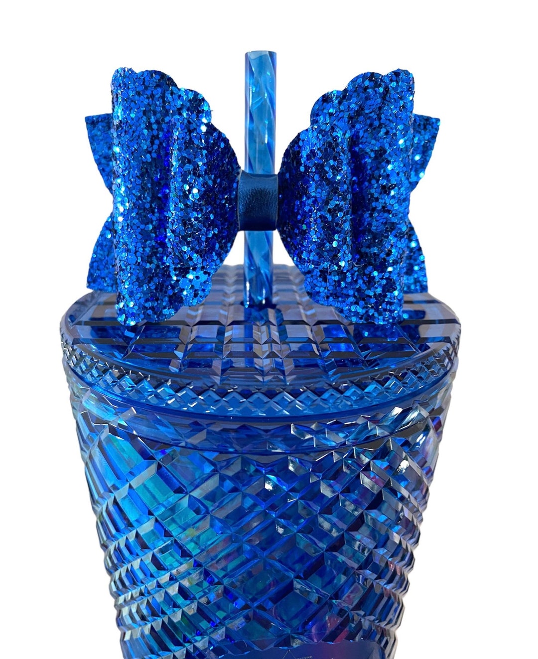 Blue Straw Bow Topper, Straw Topper Stanley, Simple Modern Straw Topper ...