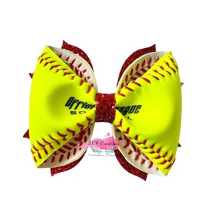 Stanley Real Softball Straw Bow Topper, Tumbler Softball Topper ...