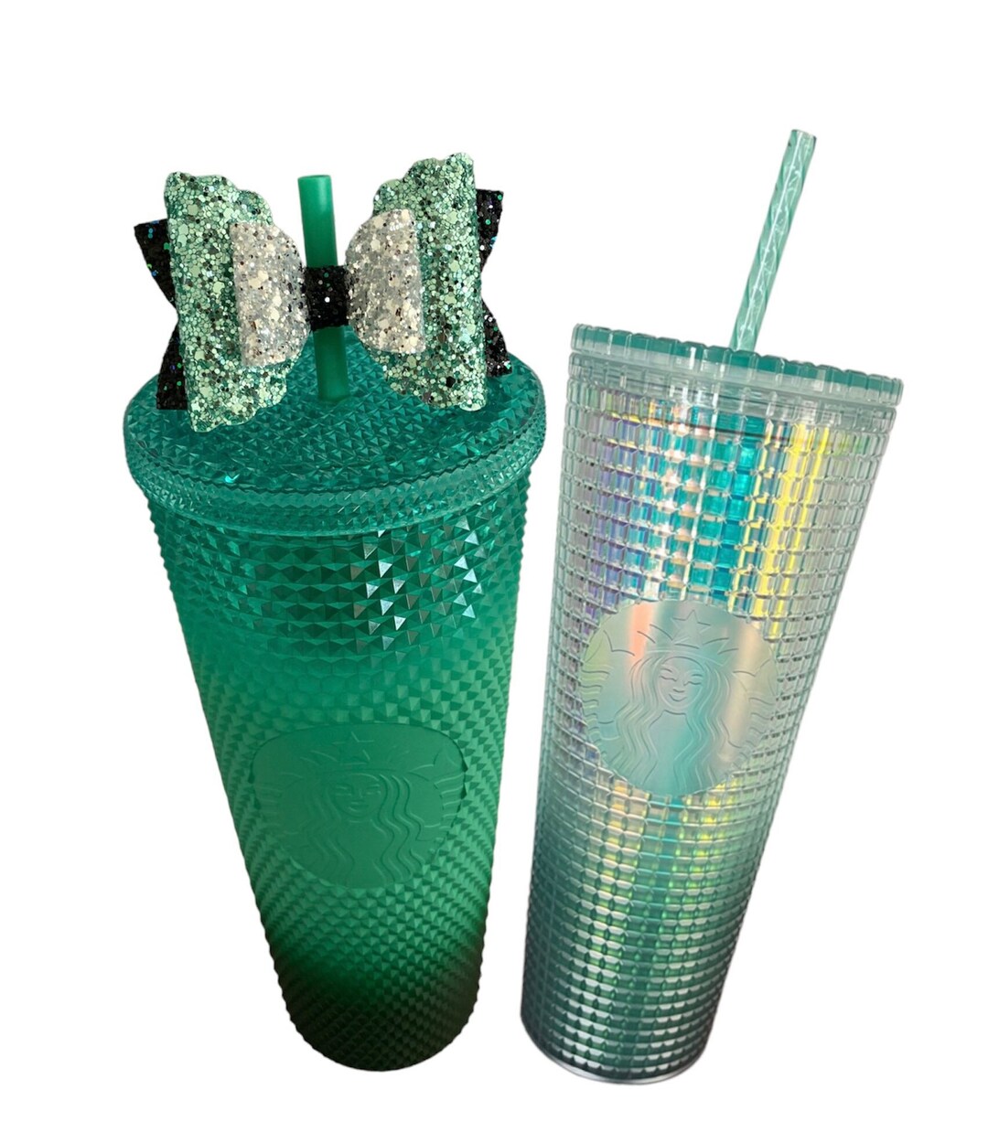 Green Bow Straw Topper, Straw Topper, Straw Bow Topper, Stanley Straw ...